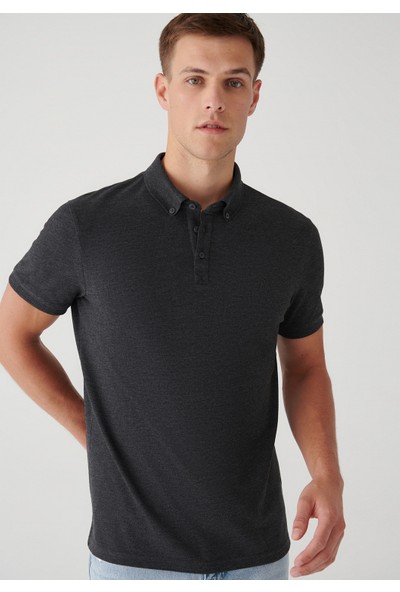 Mavi Erkek Antrasit Polo Tişört 063247-28392