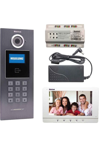 Multitek 25 Daire 7 Inç Görüntülü Diafon (Mb-11/mb-73)Beyaz Multitek 25 Daire 7 Inç Görüntülü Diafon (Mb-11/mb-73)Beyaz