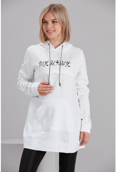 Işşıl O7203-BENIM Bebeğim Emzirmeli Hamile Sweatshirt