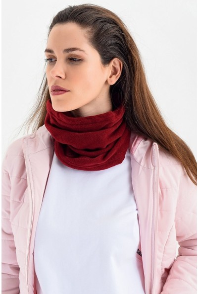 Bordo Boyunluk Ts Yazılı Yetişkin