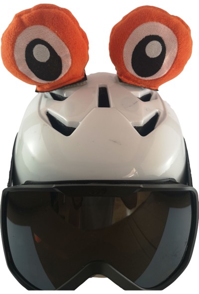 Pufnride Puf Kurbağa Snowboard Kayak Bisiklet Motorsiklet Paten Kask Süsü Aksesuarı Pufnride Puf Kurbağa Snowboard Kayak Bisiklet Motorsiklet Paten Kask Süsü Aksesuarı