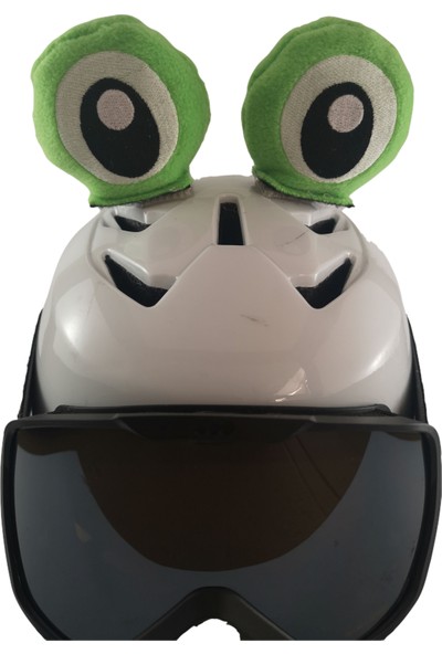 Pufnride Puf Kurbağa Snowboard Kayak Bisiklet Motorsiklet Paten Kask Süsü Aksesuarı Pufnride Puf Kurbağa Snowboard Kayak Bisiklet Motorsiklet Paten Kask Süsü Aksesuarı