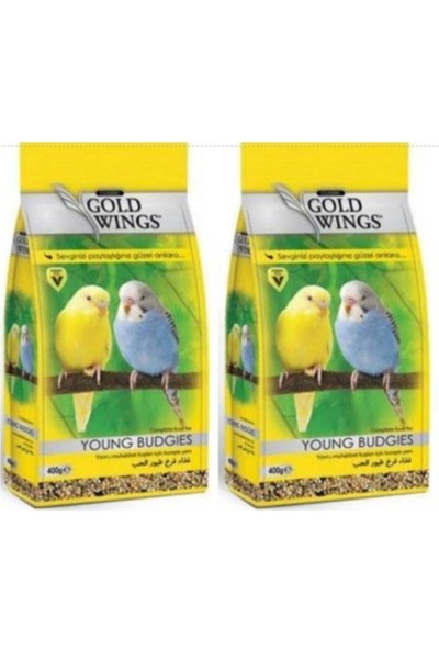 Gold Wings Yavru Muhabbet Kuşu Yemi 400 gr x 2