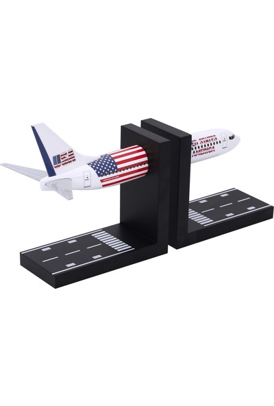 Zekupp Usa Boeing 737 Uçak Motifli Kitap Tutucu, 1/100 Ölçekli Uçak Modelli Kitap Desteği Zekupp Usa Boeing 737 Uçak Motifli Kitap Tutucu, 1/100 Ölçekli Uçak Modelli Kitap Desteği