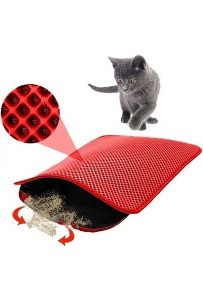 Perfect Elekli Kedi Tuvalet Önü Paspası 60 x 40 cm