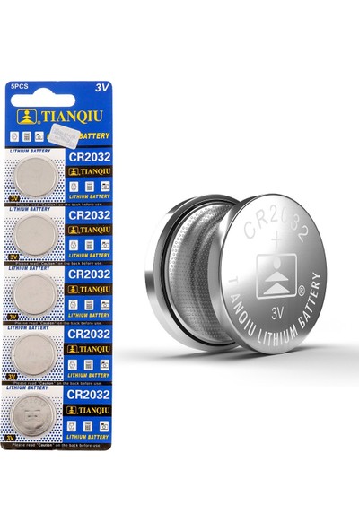 Tianqiu CR2032 3V Lithium Pil - 5 Adet Tianqiu CR2032 3V Lithium Pil - 5 Adet