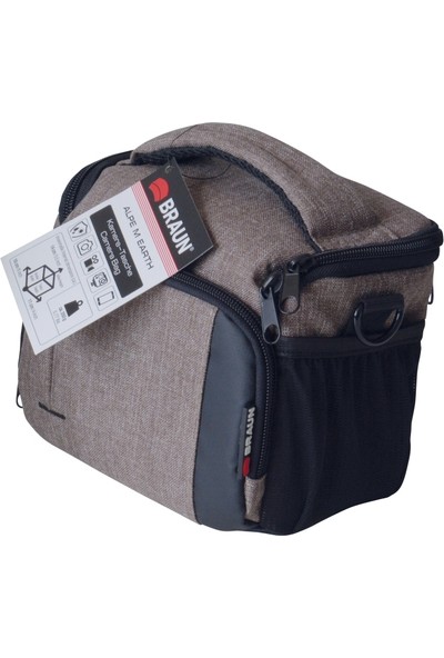 Braun Professionel Dslr Kamera Omuz Çantası