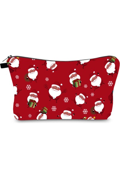 Ruicheng Noel Serisi Baskılı Kozmetik Çantası (Yurt Dışından)
