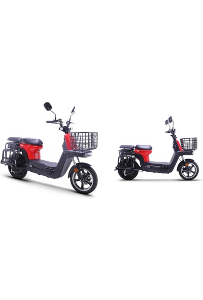 Rks E-Cargo Elektrikli Scooter Kırmızı