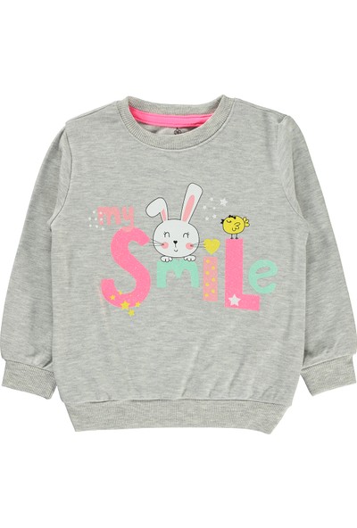 Civil Girls Kız Çocuk Sweatshirt 2-5 Yaş Karmelanj
