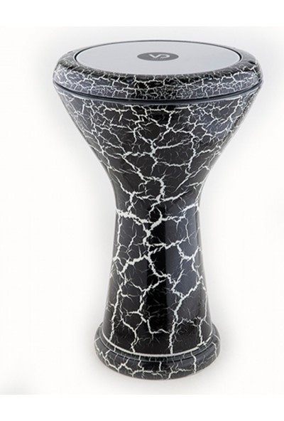 Aydın Müzik Siyah Desenli Darbuka+Kılıf