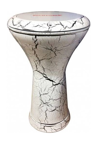 Aydın Müzik Beyaz Desenli Darbuka+Kılıf