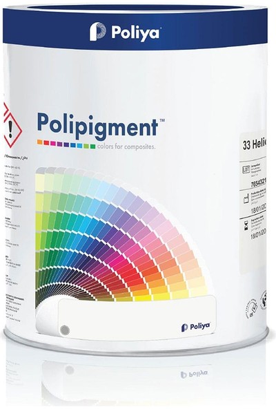 Poliya Polipigment Renk Pastaları 1 Kg 01 Beyaz