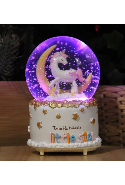 Hediye Biziz Kar Küresi Kar Motorlu, Işıklı ve Müzikli Mega Boy Unicorn Hediye Biziz Kar Küresi Kar Motorlu, Işıklı ve Müzikli Mega Boy Unicorn