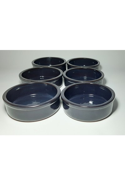 Bnb Tableware Renkli Tam Sırlı Sütlaç Kasesi Mat Füme 12'li