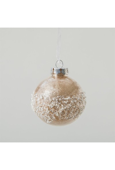 Chakra Tinsel Ağaç Süsü Altın Chakra Tinsel Ağaç Süsü Altın