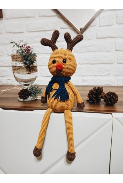 Balina Familya Yılbaşı Örme Geyik Oyuncağı Amigurumi Yılbaşı Süsü Balina Familya Yılbaşı Örme Geyik Oyuncağı Amigurumi Yılbaşı Süsü