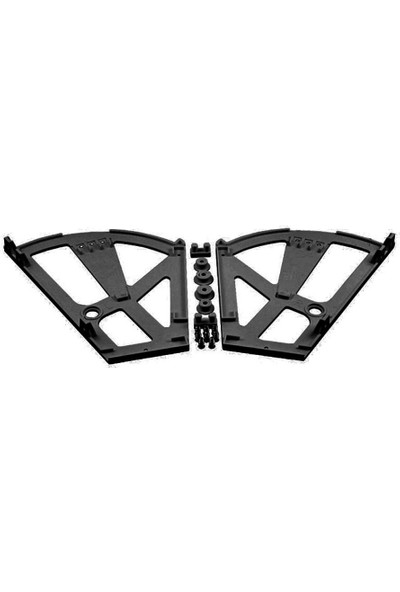 Ayder 2 Li Rulmanlı Ayakkabılık Aparatı Siyah