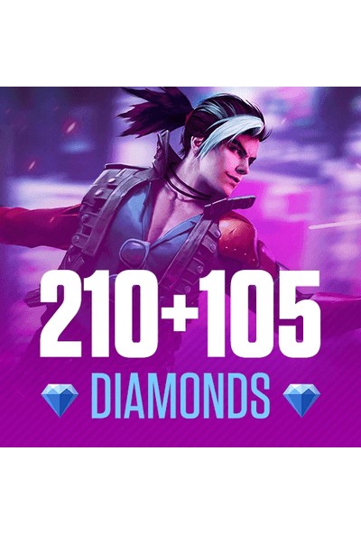 Garena Free Fire 210 + 105 Diamonds