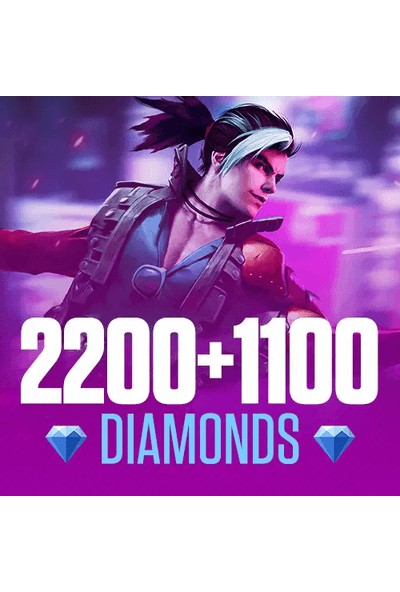 Garena Free Fire 2200 + 1100 Diamonds