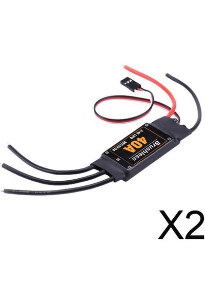 Strade Store 2X40A Uçak Için Fırçasız Esc Denetleyici Yeni Uzun (Yurt Dışından)