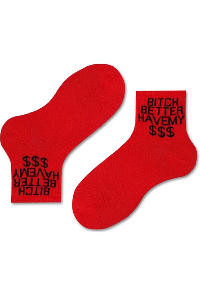 Tommy Life Renkli Kadın Yazılı Fitilli 6 Lı ÇORAP-10101-6K Tommy Life Renkli Kadın Yazılı Fitilli 6 Lı ÇORAP-10101-6K