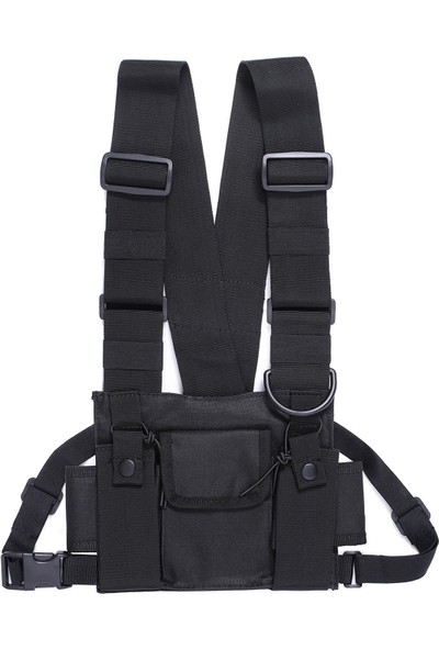 Strade Store Erkek Göğüs Teçhizatı Yelek Şeklinde Çanta (Yurt Dışından)