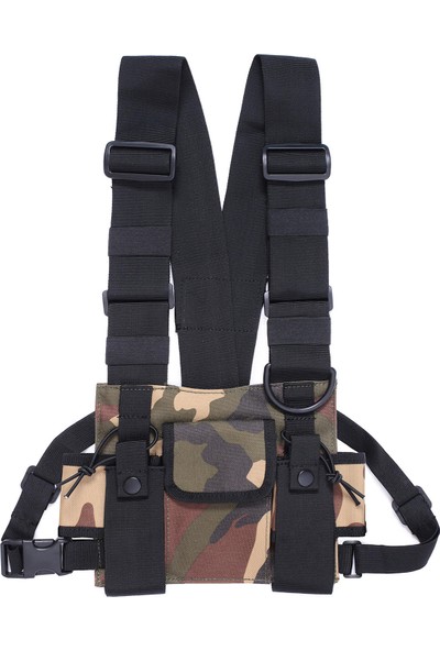 Strade Store Erkek Göğüs Teçhizatı Yelek Şeklinde Çanta (Yurt Dışından)