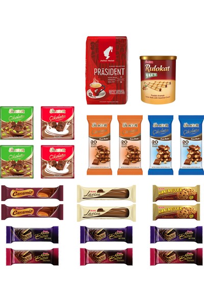 Ülker Kahve Keyfi Atıştırmalık Paketi - Filtre Kahve