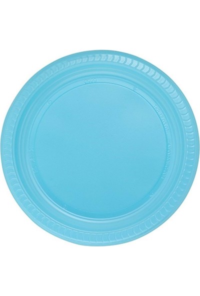 Organizasyon Pazarı Plastik Tabak Mavi Renkli 25'li Organizasyon Pazarı Plastik Tabak Mavi Renkli 25'li