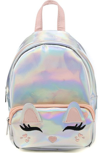 Polaris Hologram Kedı Sırt 2fx Gri Multi Kız Çocuk Sırt Çantası Polaris Hologram Kedı Sırt 2fx Gri Multi Kız Çocuk Sırt Çantası