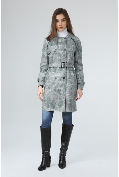 Veger Desenli Trençkot Veger Desenli Trençkot