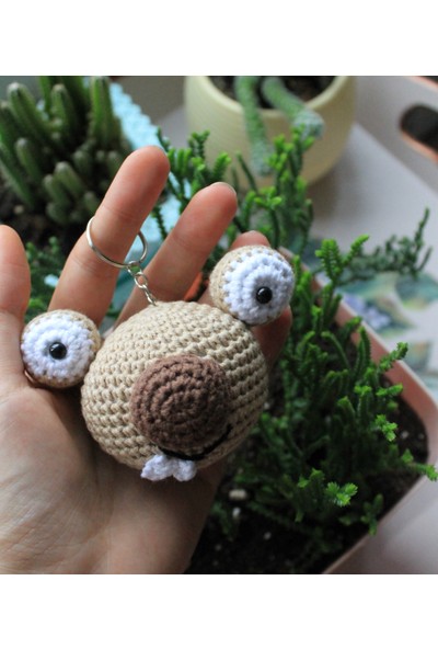 Naz Amigurumi Buz Devri Sid Anahtarlık