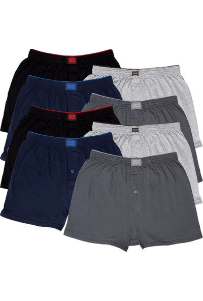 Tutku 8'li Fırsat Ürünü! Erkek Penye Havlu Bel Boxer Karışık Renk Tutku 8'li Fırsat Ürünü! Erkek Penye Havlu Bel Boxer Karışık Renk