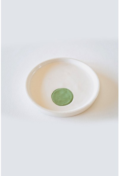 Gülbenatural Yeşil Seramik Tabak