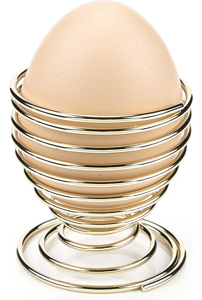 Pratik Gold 3'lü Yumurta Seti Spiral Yumurtalık - Yumurtalık Haşlanmış Yumurta Tutucu Standı