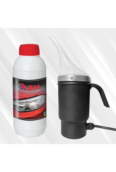 Azm Oto Far Temizleme Far Parlatma Kloroform Makinesi ve Kimyasalı 1 Litre Azm Oto Far Temizleme Far Parlatma Kloroform Makinesi ve Kimyasalı 1 Litre