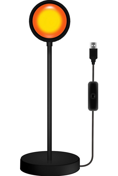 Ihome Günbatımı Işık Projeksiyonu Gökkuşağı Işık Atmosfer Hafif Zemin (Yurt Dışından)