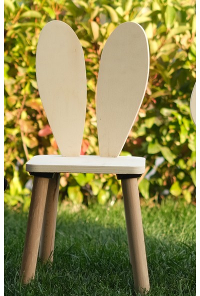 Pokobox Montessorie Ahşap Tavşan Kulak Sandalye