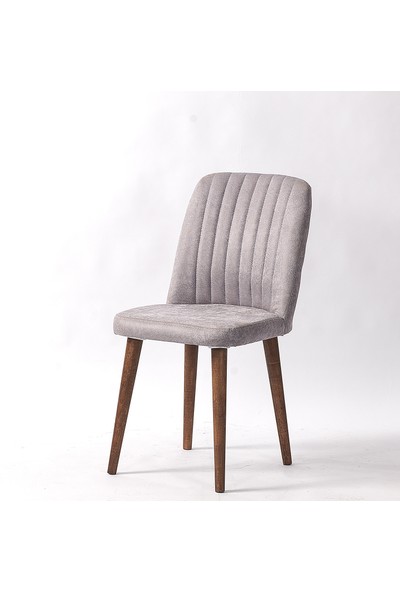 Asil Mobilya Retro Kumaş Ahşap Ayaklı Mutfak, Salon, Kafe, Teras Sandalye Asil Mobilya Retro Kumaş Ahşap Ayaklı Mutfak, Salon, Kafe, Teras Sandalye