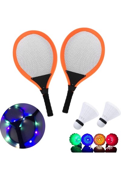 Durbuldum Buffer Işıklı Badminton Seti Hafif Portatif Taşınabilir Fileli Işıklı Raket Işıklı Topu Dahil Durbuldum Buffer Işıklı Badminton Seti Hafif Portatif Taşınabilir Fileli Işıklı Raket Işıklı Topu Dahil