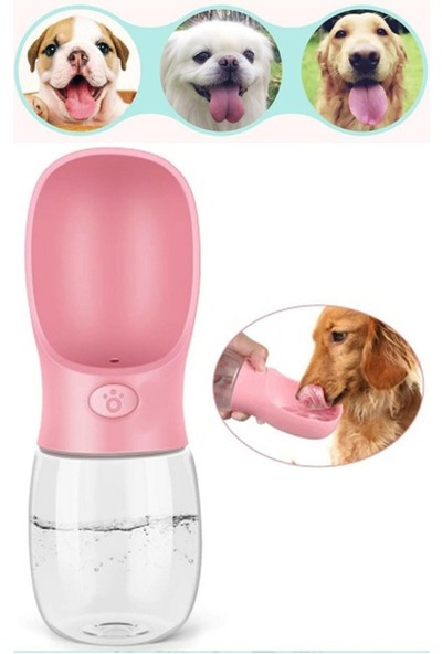 Trendpoint Kedi Köpek Suluğu Taşınabilir Seyahat Su Şişesi Kaseli Kutulu Pratik Suluk 300ML Trendpoint Kedi Köpek Suluğu Taşınabilir Seyahat Su Şişesi Kaseli Kutulu Pratik Suluk 300ML