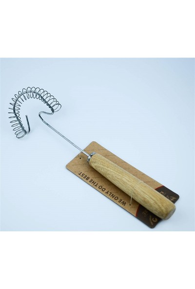 Kitchenware Ahşap Saplı Paslanmaz Çelik Yaylı Yumurta Çırpıcı Kitchenware Ahşap Saplı Paslanmaz Çelik Yaylı Yumurta Çırpıcı