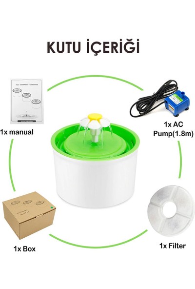 Trendpoint Fontanella Kedi Köpek Su Çeşmesi Su Pınarı Trendpoint Fontanella Kedi Köpek Su Çeşmesi Su Pınarı