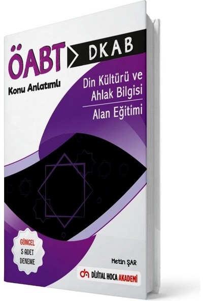 Dijital Hoca Akademi 2022 ÖABT Din Kültürü ve Ahlak Bilgisi Öğretmenliği Konu Anlatımlı Dijital Hoca Akademi