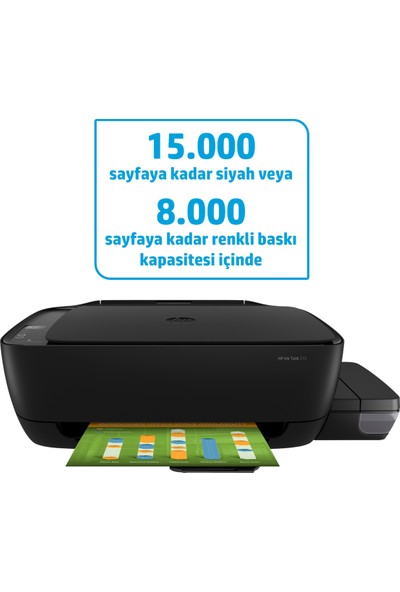HP Ink Tank 315 Fotokopi + Tarayıcı + Mürekkep Püskürtmeli Tanklı Yazıcı Z4B04A HP Ink Tank 315 Fotokopi + Tarayıcı + Mürekkep Püskürtmeli Tanklı Yazıcı Z4B04A