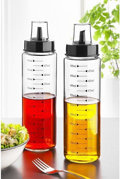 Lileryum Ahşap Standlı 2`li 500 ml Damlatmaz Akıllı Cam Yağlık Sirkelik Seti Lileryum Ahşap Standlı 2`li 500 ml Damlatmaz Akıllı Cam Yağlık Sirkelik Seti