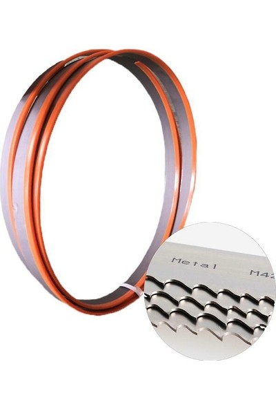 Junior Bi Metal Şerit Testere M42 Boy: 4.860 mm 34X1.10X(5/8) Diş Junior Bi Metal Şerit Testere M42 Boy: 4.860 mm 34X1.10X(5/8) Diş