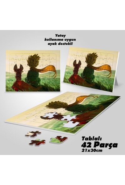 Asilmeydan Asil Hobi Küçük Prens -Yapboz - Ayak Destekli Laminasyonlu Çerçeveli 42 Parça Puzzle Asilmeydan Asil Hobi Küçük Prens -Yapboz - Ayak Destekli Laminasyonlu Çerçeveli 42 Parça Puzzle