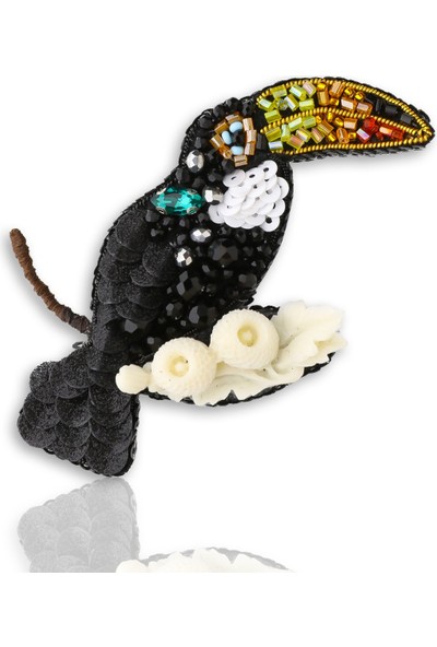 Unica Brooche Tukan Kuşu Broş Unica Brooche Tukan Kuşu Broş